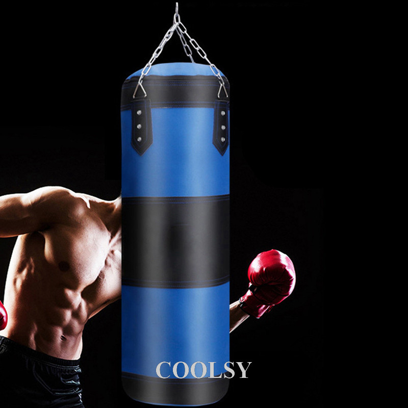 COOLSY 60cm Punch Sandbag, Durable Boxing Heavy Bag Canvas Functional ...