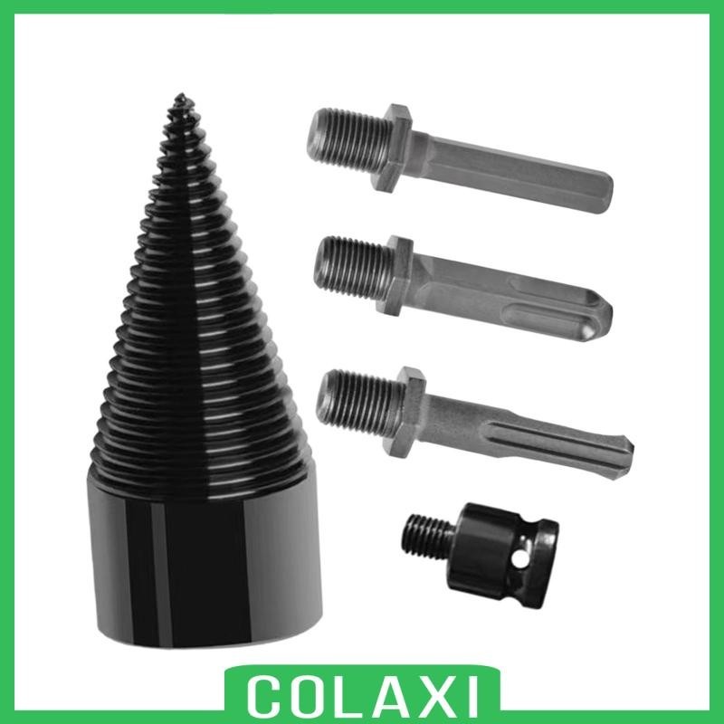 [Colaxi] High Speed Twist Firewood Drill Bit Wood Breaker Wedge Drill ...