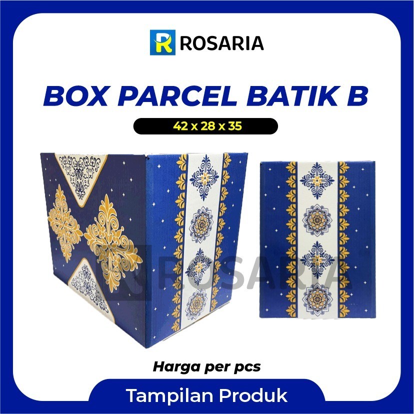 Large BATIK Parcel BOX UK 42X28X35 Cardboard Gift Hampers Eid Al-Fitr ...
