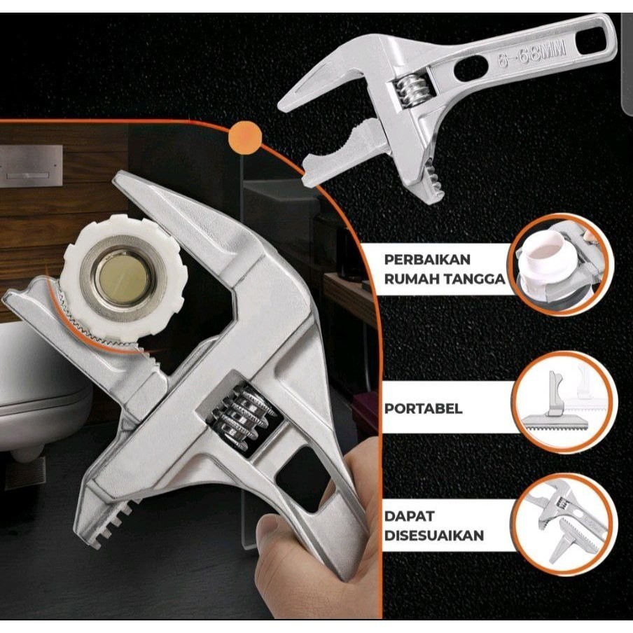Multimaster Key/Jaw Pipe Wrench/Extra Wide Wrench/Universal Wrench BEST ...