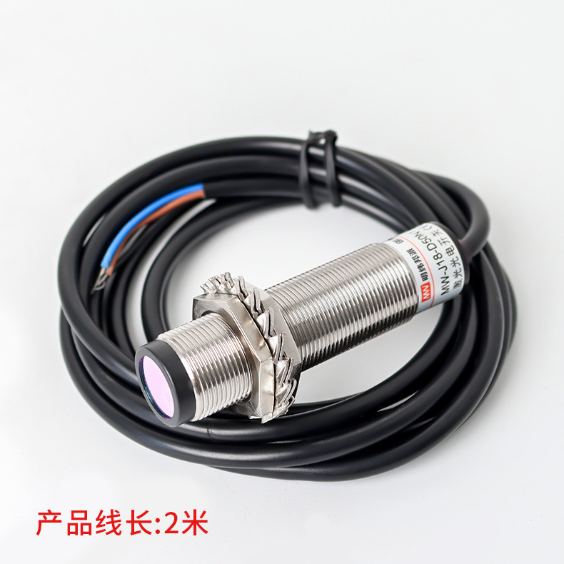 Diffuse Reflection Photoelectric Switch Sensor-J18 Series Laser Sensor ...