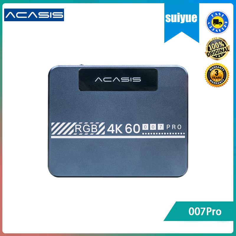 Acasis VC 007Pro Game Live Video Capture Card 4K@60FPS RGB | Shopee ...