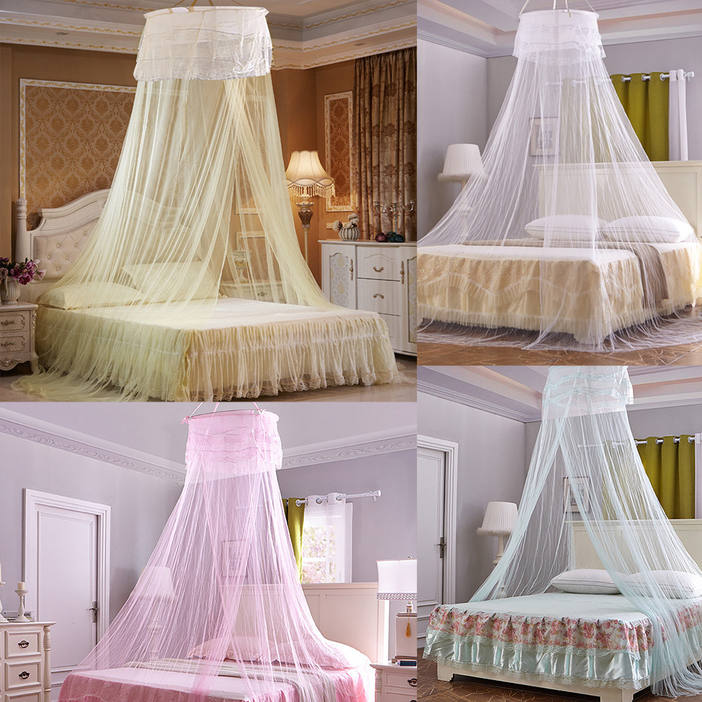 【ReadyStock】Round Lace Mosquito Net with Butterfly Romantic Dome ...
