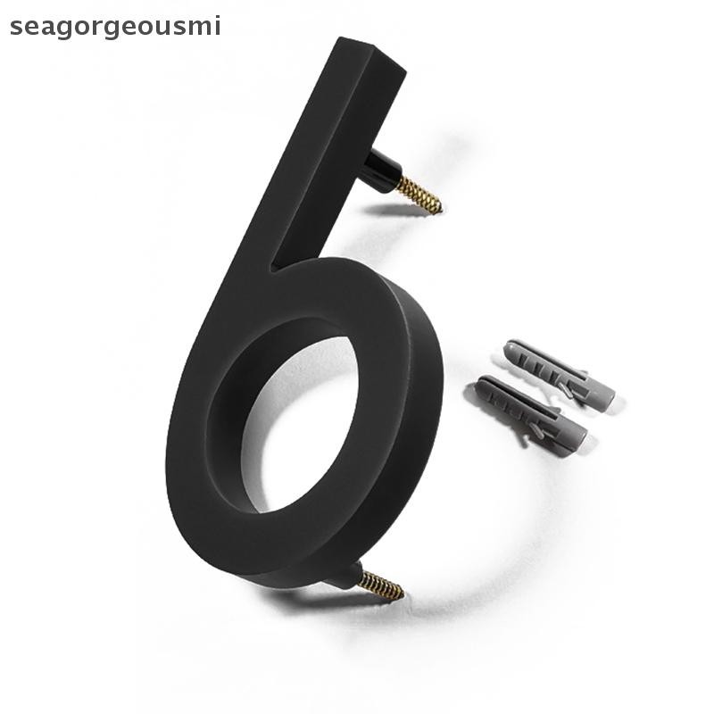 Seph Address Big Modern Door Alphabet Floating House Number Letters ...