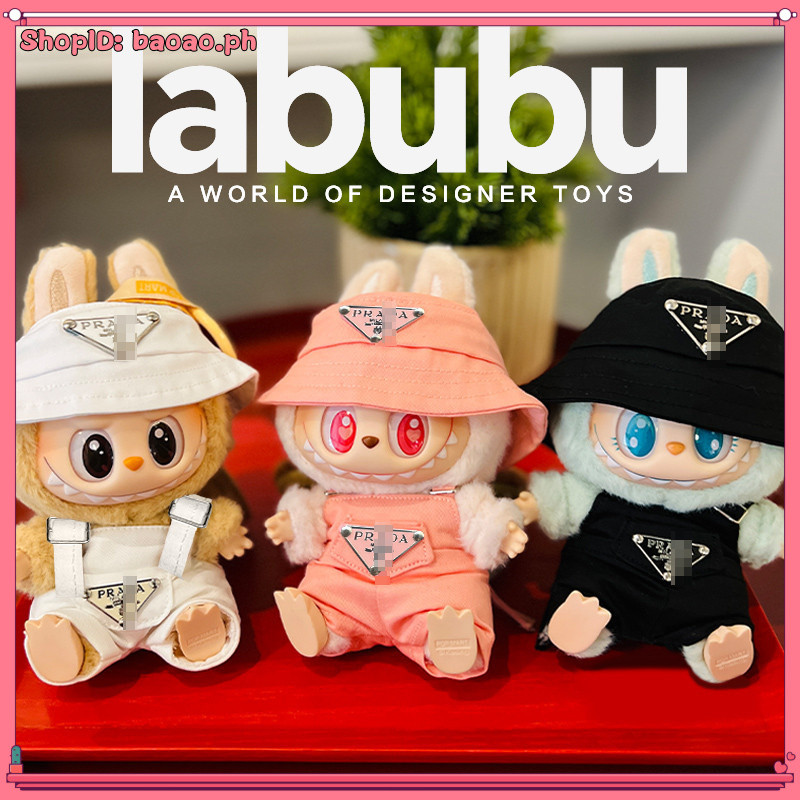 15cm 17cm Clothes Overalls+Hats Baby Clothes Suitable For labubu ...