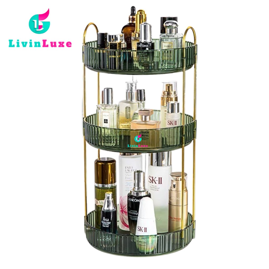 Livinluxe - Aesthetic Elegant 2-Tier 3-Tier Layered Storage Container ...