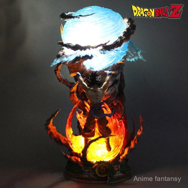 25cm Goku Dragon Ball Anime Figure Statue Super Saiyan Goku Action ...