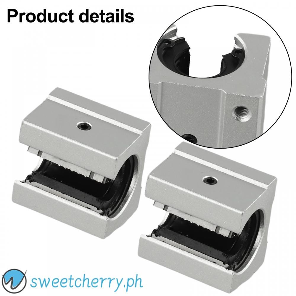 Smooth Motion Sliding Blocks Set of Two For SBR16UU in Silver Colour ...