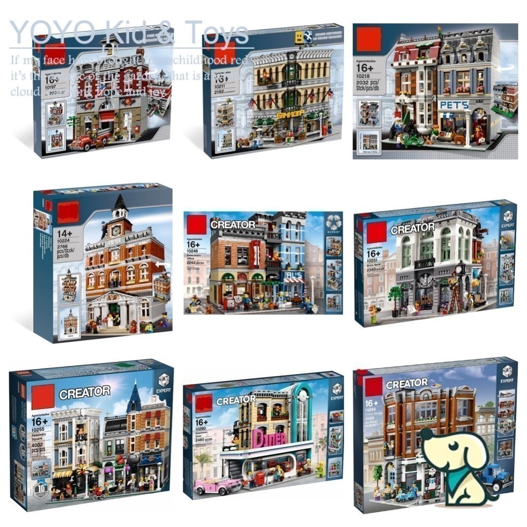 Baltan hobby C3 Compatible with Modular Buildings Assembly Square 10255 ...