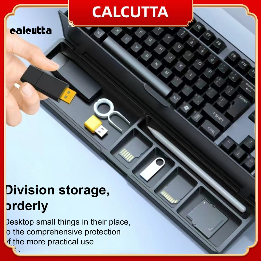 [calcutta] Desk Divider Storage Box Multipurpose Ergonomic Keyboard ...