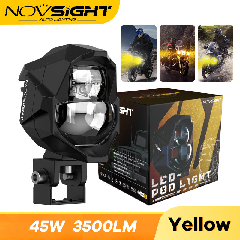 Novsight LED Pod Lights Driving Light Work Light Bar Spot Pod 2 Modes ...