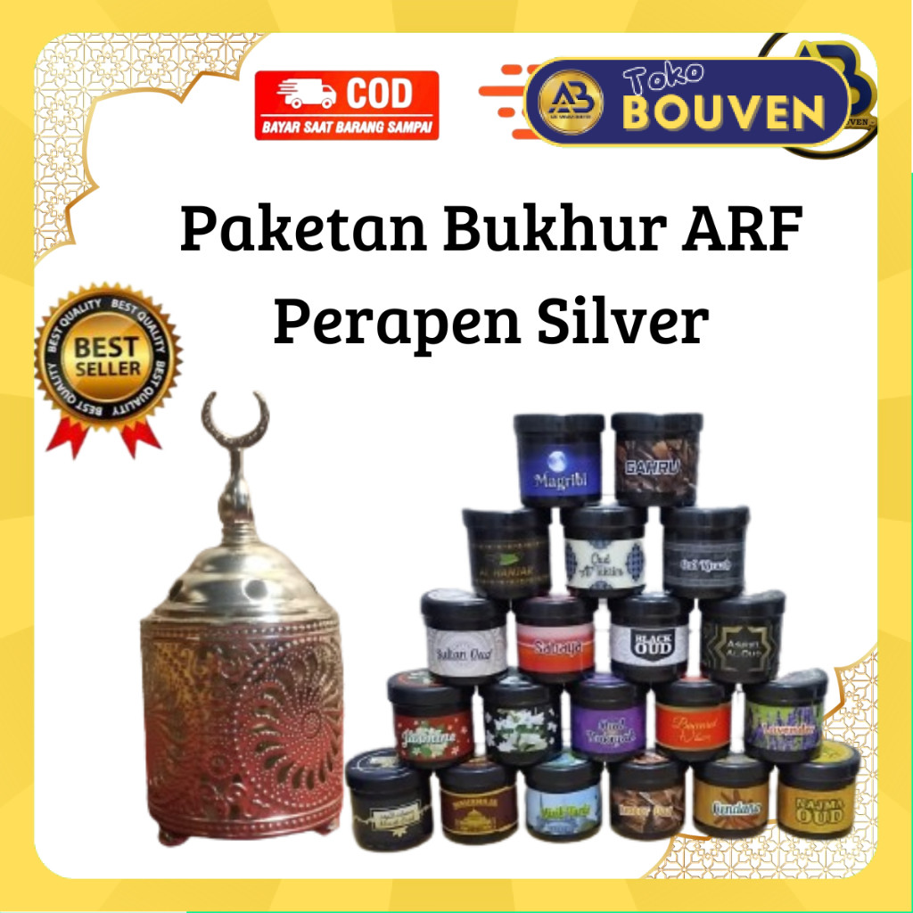 BUKHUR PACKAGE Original ARF Buhur Aromatherapy Bukhoor fragrant bakhoor ...
