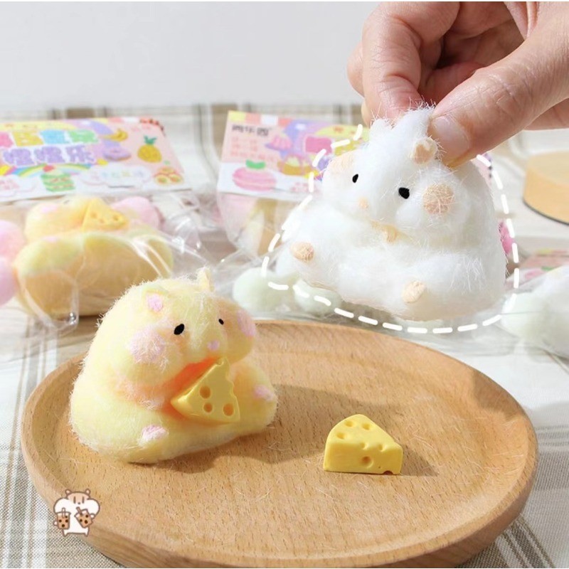 Flocking hamster Squeeze itaba squishy oreo taba squishy pudding ...