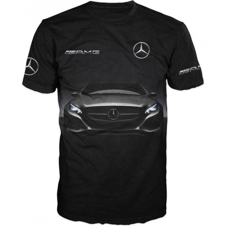 mercedes 3d cool amg t-shirt printed s-5xl fashion | Shopee Philippines