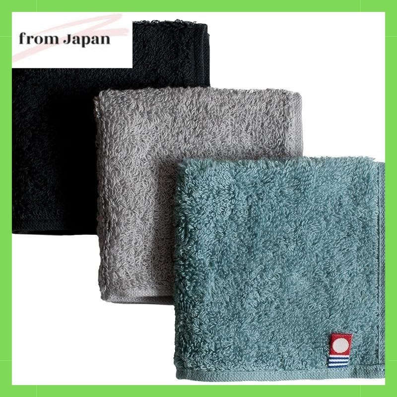 Tramparan Imabari Towel Men's Handkerchief Towel 3-Piece Set RUN TOWEL ...