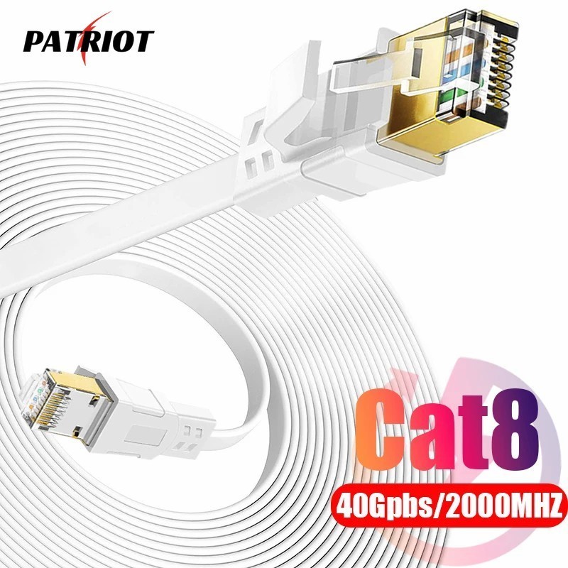 40Gbps 2000MHz High Speed Cord - Heavy Duty Fast Transfer Rate Flat ...