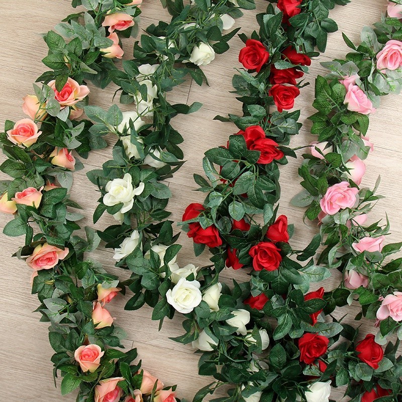 Simulation Rose Vine Wedding Decoration Rose | Shopee Philippines