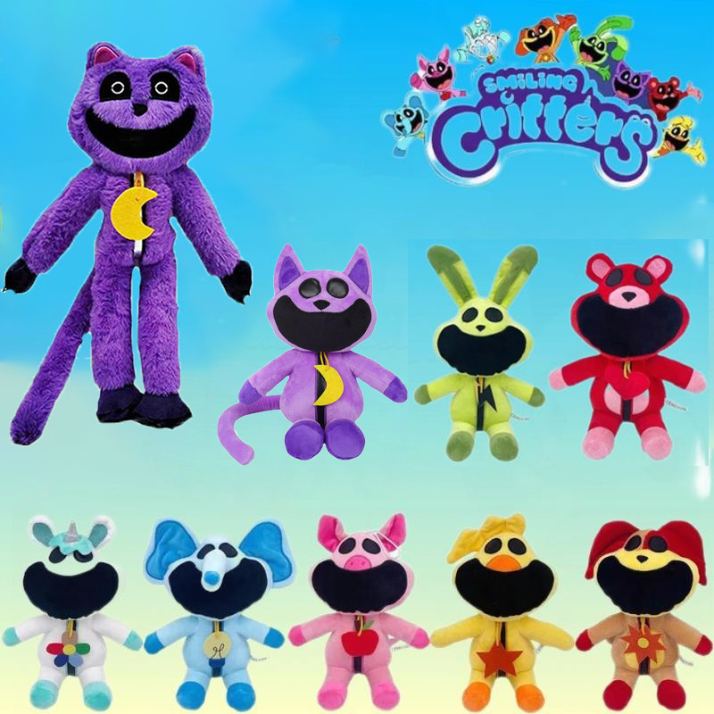Smiling Critters Plush Toy Smiling Critters Cat Nap Dogday And Catnap ...