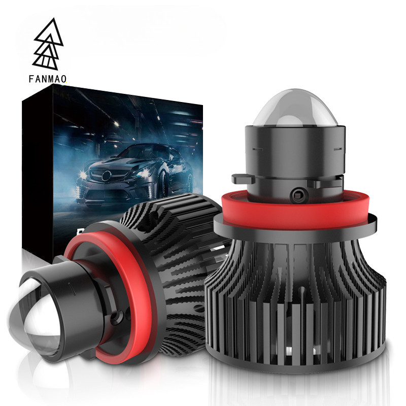 FANMAO H7 H8 H11 Mini Projector Lens 9005 Hb3 9006 Hb4 Automotive Laser ...