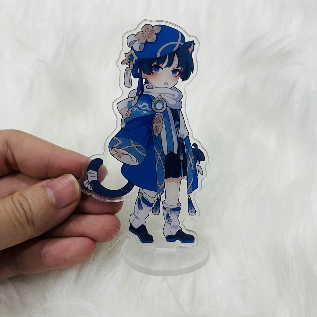 Genshin Impact Anima Standee Model 10cm Wanderer Xiao Venti Kazuha ...
