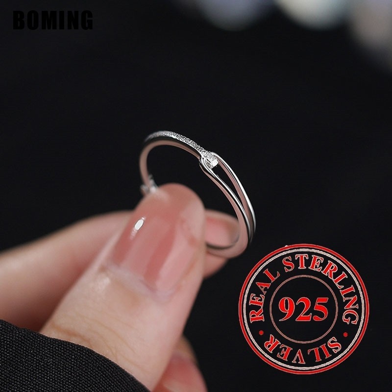 [BOMING] 925 Sterling Silver Hypoallergenic Simple And Luxury Rupert ...