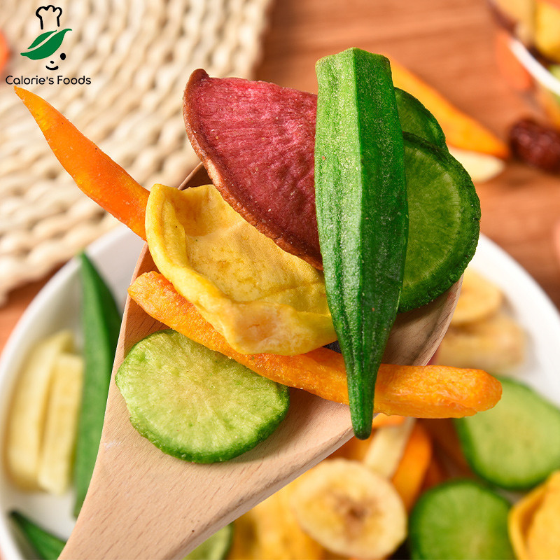 Assorted Dried Fruits And Vegetables Chips Mix Crispy Vegetable Snacks ...