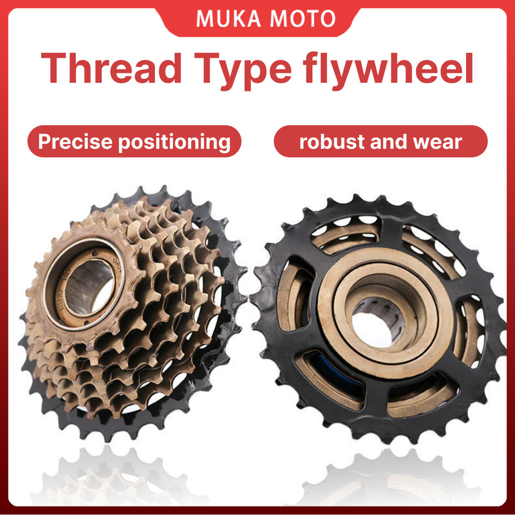 Sprocket 7/8/9 Speed Thread Type Cogs 14-28T for Road Bike MTB ...