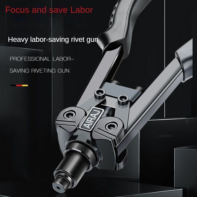 Riveter Manual New Heavy-Duty Riveting Gun Double Handle Labor-Saving ...