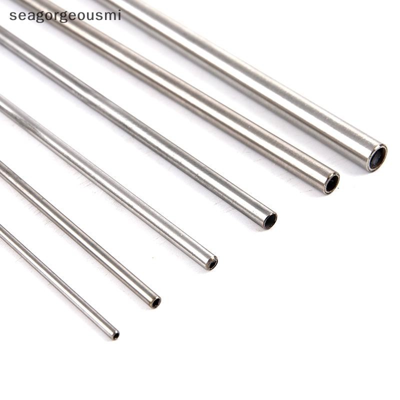 Seph Silver Round 304 Stainless Steel Capillary Tube Pipe 250mm Hollow ...