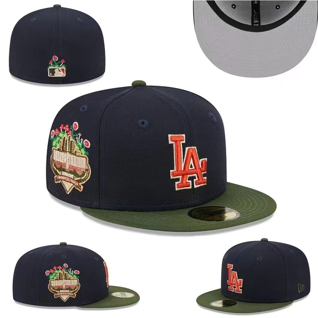 in stock！High Quality MLB Los Angeles Dodgers Fitted Hat 59FIFTY Topi ...