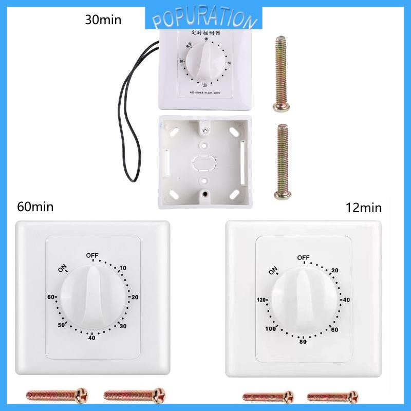 POP Controller Mechanical Timer Switch AC 220V 30 60 120 Min ...