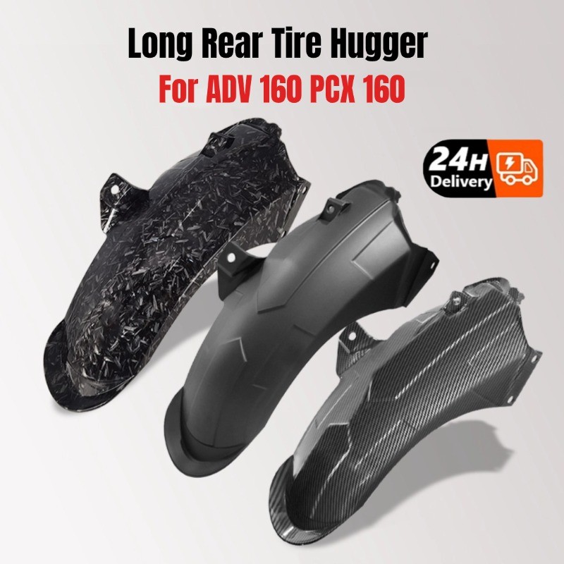Tire Hugger Long Rear Fender Mud Guard For ADV 160 PCX 160 Motorcycle ...