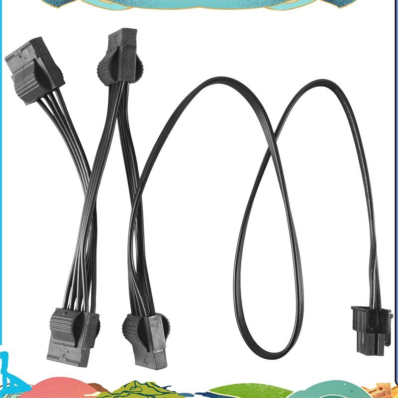 6Pin to 4 Molex Modular Power Supply Cable 6Pin to 4 IDE Cable for ...