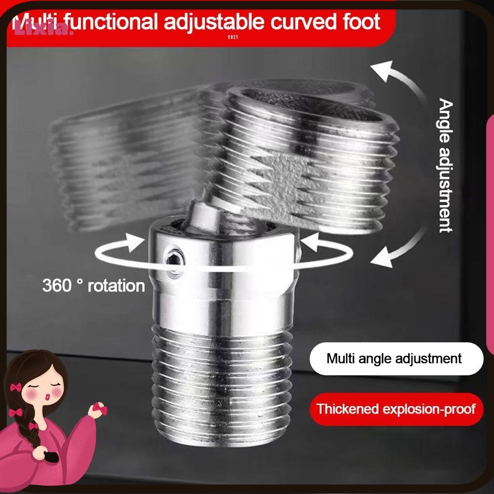 LIXIA Angled Curved Foot, Stainless Steel Angle Adjustment Eccentric ...