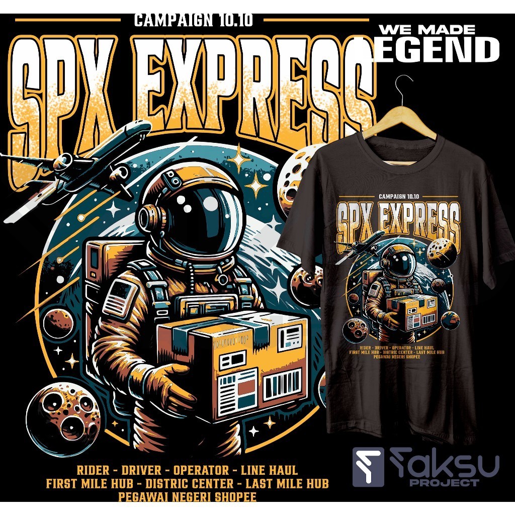 Spx express t-shirt spx express campaign t-shirt 10.10 spx express t ...