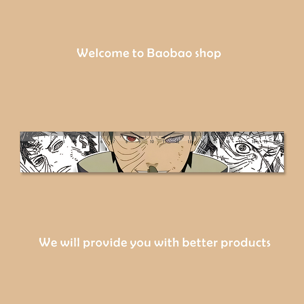 Ninja Anime Student Stationery Ruler Handbook Ruler Drawing Scale Ruler ...