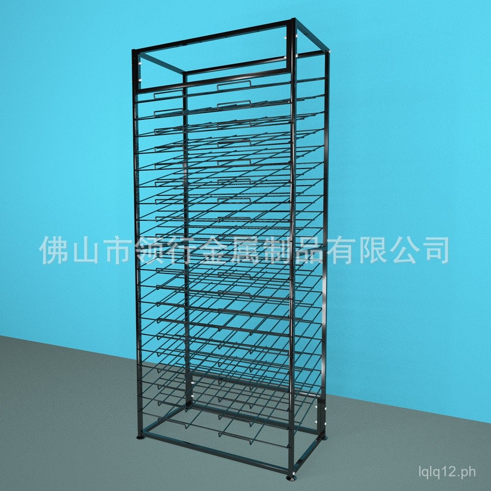 Large Paper Holder Two-Open Paper Display Stand2K Paper Shelf Slanted ...