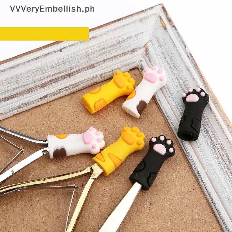 VVVeryEmbellish Cute Silicone Nipper Cover Sleeve Nail Cuticle Scissors ...