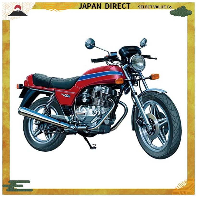 JAPAN DIRECT Aoshima Bunka Kyozai 1/12 The Bike Series No.36 Honda CB400N HAWK-III 1978 Plastic ...