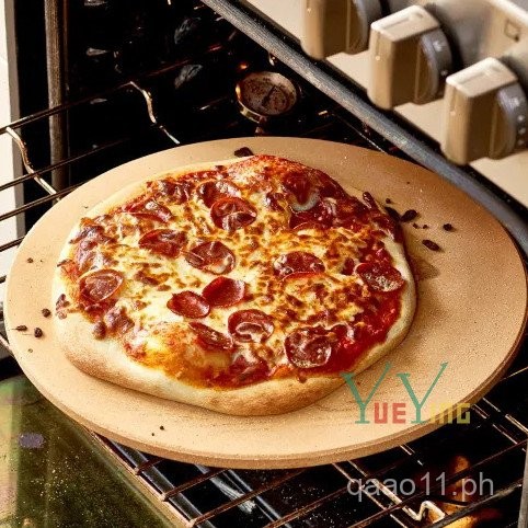 Baking Stone Set Ceramic Pizza Pan Bluestone Bread Baguette pizza stone ...