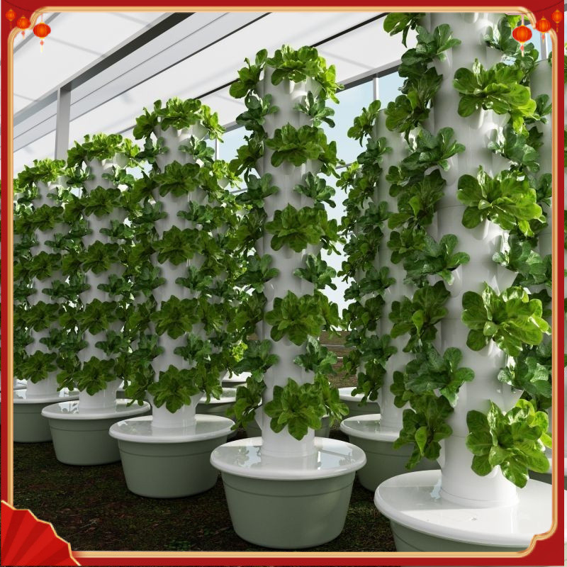 Balcony Soilless Vegetable Growing Equipment Hydroponic Tower ...
