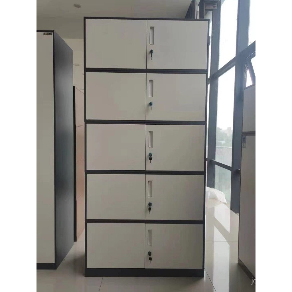 File Cabinet Iron Cabinet Data Cabinet Split Five-Section Cabinet One ...