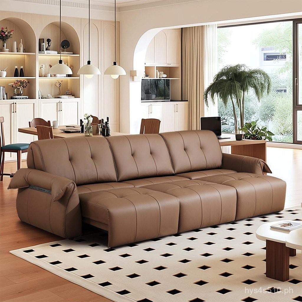 Zero-Back Wall Retractable Electric Function Sofa Bed Head Layer ...