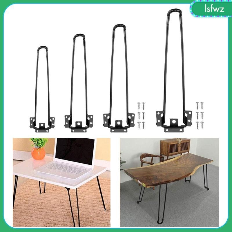 Lsfwz Table Legs Furniture Legs Rustic Desk Leg Metal Heavy Duty Foldable Hairpin Table Legs Shopee Philippines