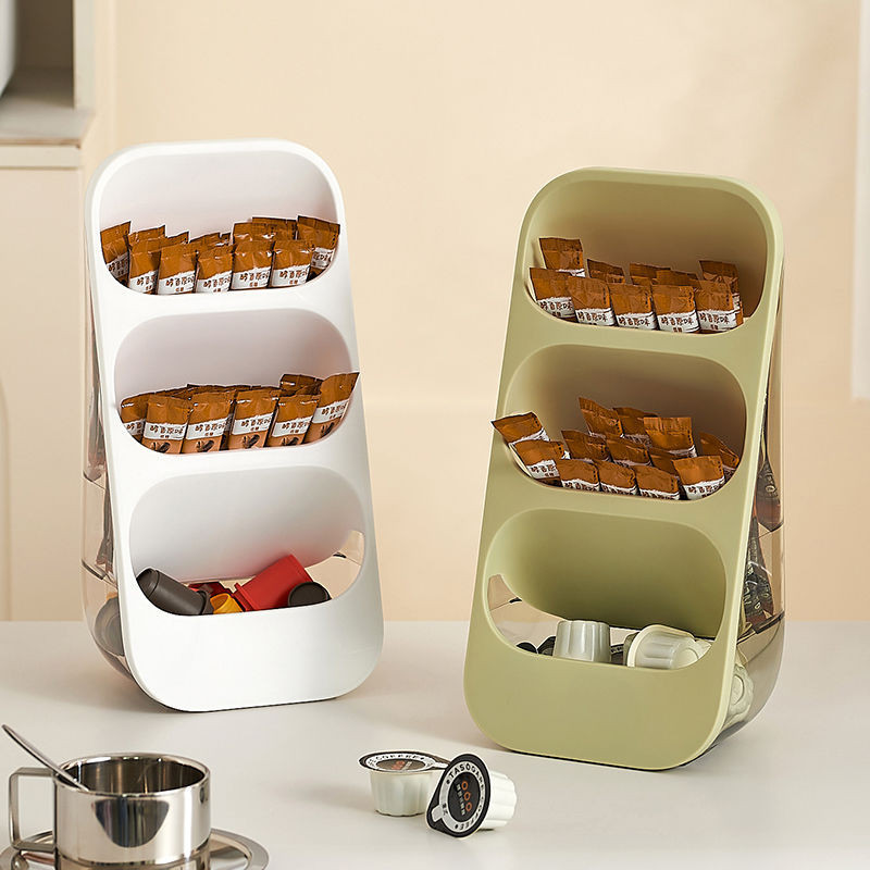 Desktop Tea Bag Storage Box Office Tea Room Bar Counter Coffee Capsule ...