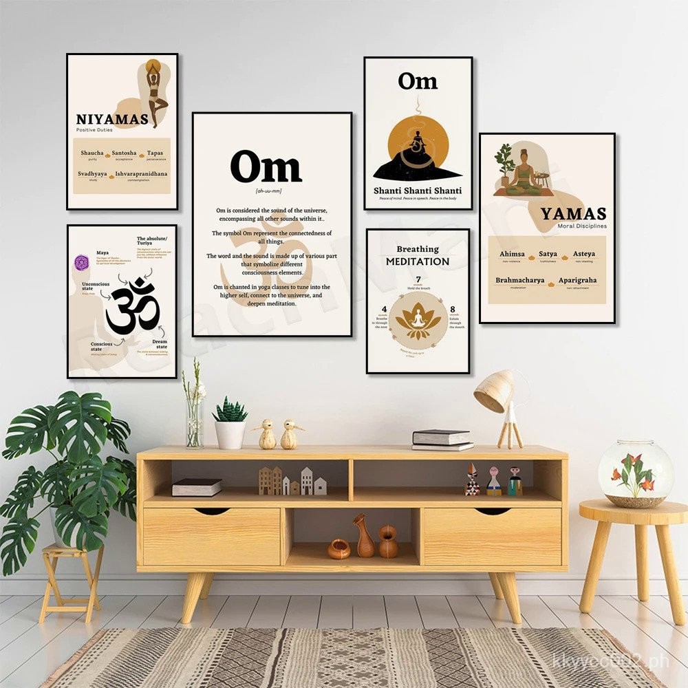 Yoga posters, Yamas new AMA, Ashtanga yoga, om Shanti posters 0D5I ...