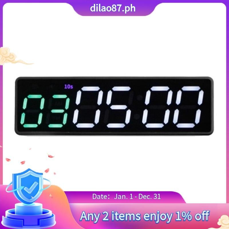 Portable Gym Timer Interval Timer Workout Fitness Clock Countdown/UP ...