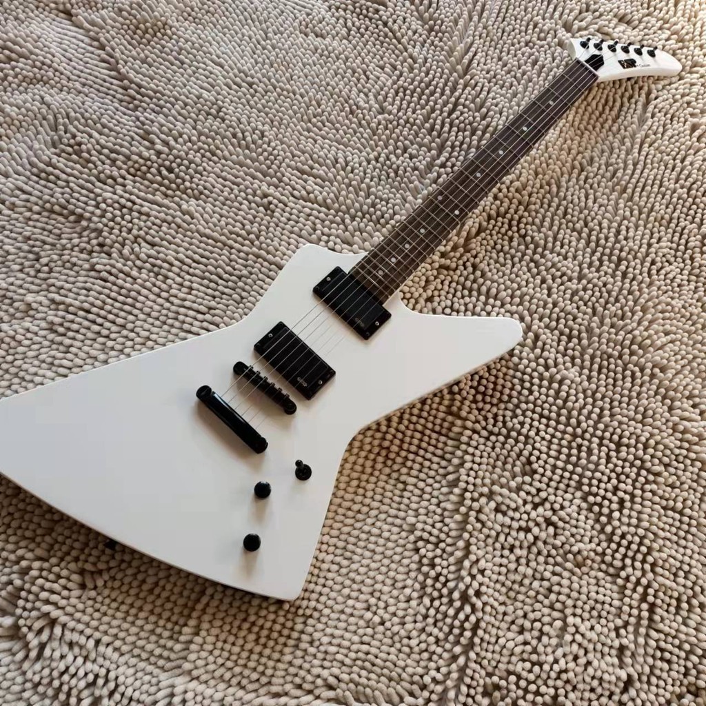 Custom ESP Explorer Electric Guitar Humbucker Pickups White Body 22 ...