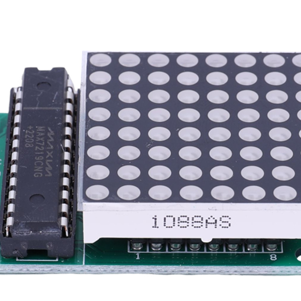 MAX7219 Dot LED Matrix Module MCU Control Module 8x8 Output Input ...