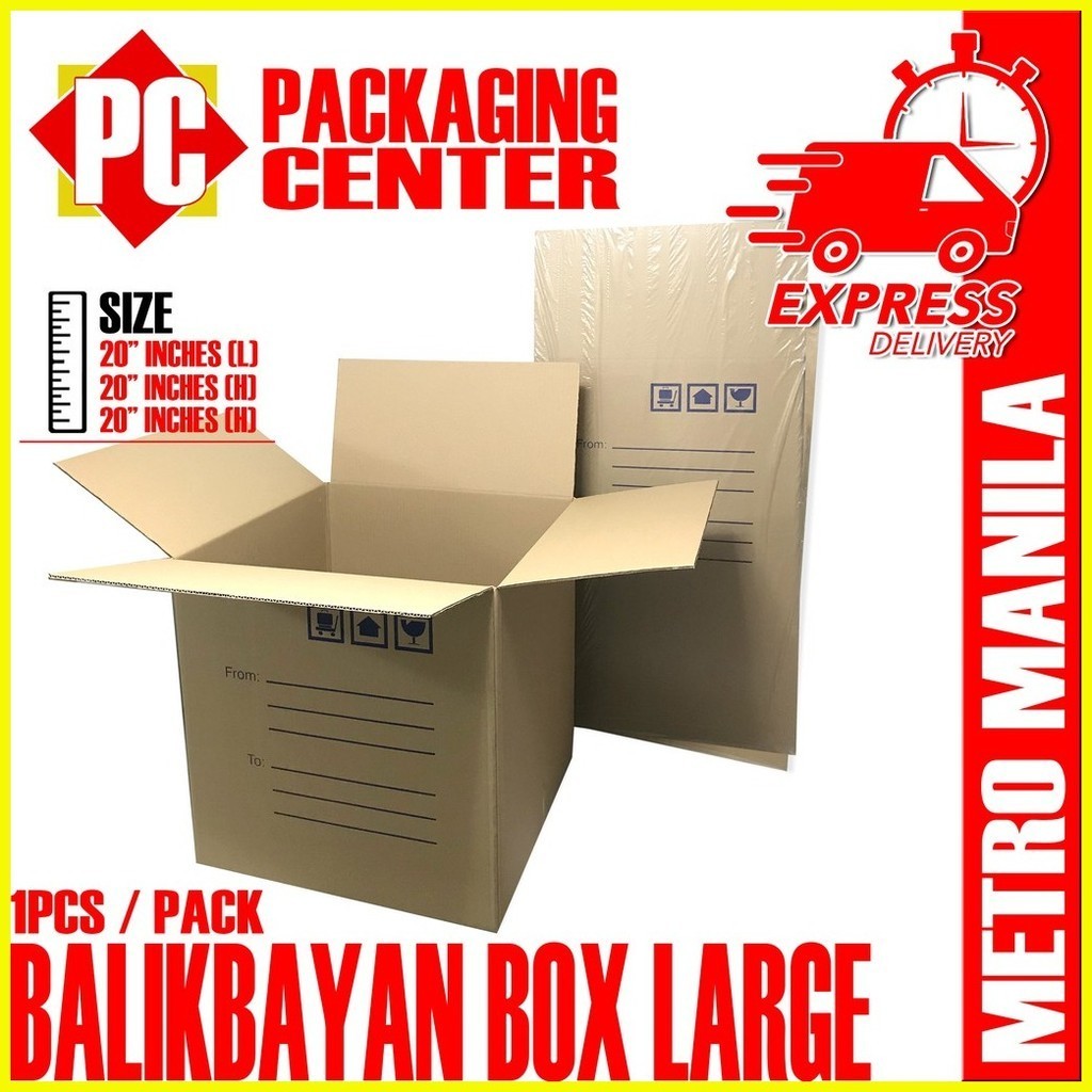 【hot sale】 Balikbayan Box Large by 1pcs per pack (METRO MANILA SHIPPING ...